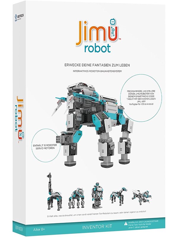 Jimu Inventeur - Robot motorisé éducatif humanoïde et animaux - 16 ...